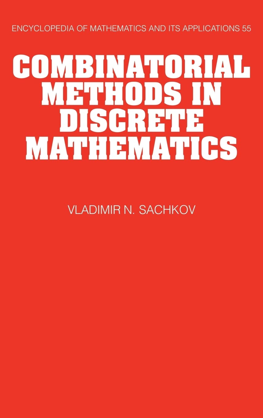 Amazon.com: Combinatorial Methods in Discrete Mathematics (Encyclopedia of Mathematics and its ...