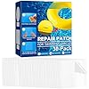 Amazon.com : 30 Pieces 2.4 Inches Clear TPU Pool Patch Repair Kit, Vinyl Patches Seal DIY Fix ...