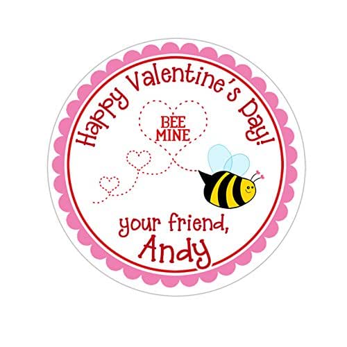 Amazon.com: Personalized Customized Valentine's Day Gift Stickers ...