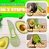 Amazon.com: Avocado Slicer Tool 3 in 1 - Avocado Tool Avocado Peeler ...
