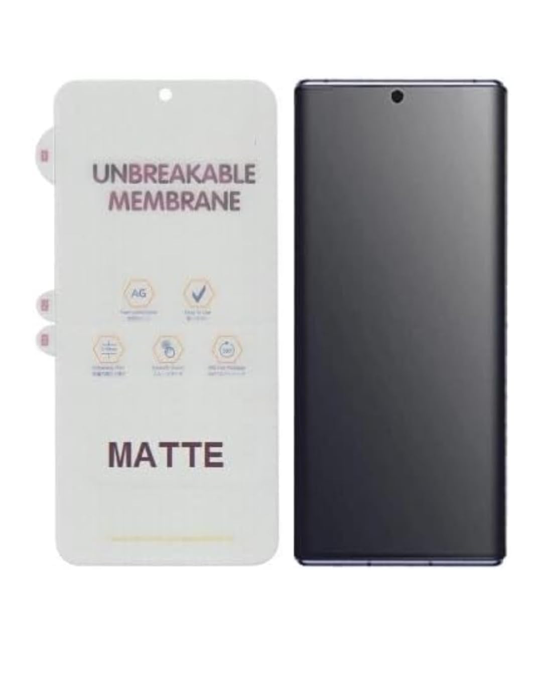 Unbreakable Matte Screen Protector, Anti-Glare Membrane for Mobile ...