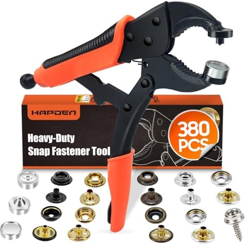 Amazon.com: Heavy Duty Snap Fastener Tool, Snap Setter Tool with 100 ...