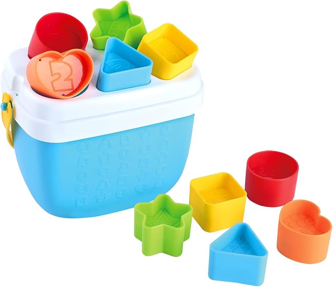 Amazon.com: Play Match A– Shape Bucket Sorter for Toddlers Kids ...