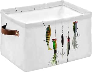 Amazon.com: Fishing Lure Cube Storage Organizer Bins with Handles ...