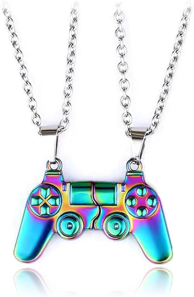 KGDUYC Lot de 2 colliers d'amitié en argent pour femme, chaînes Bff ...