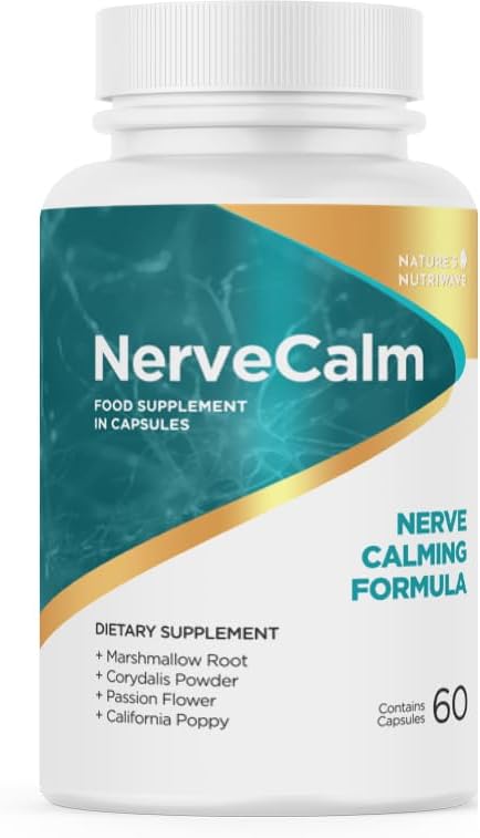 Amazon.com: NerveCalm – Natural Calm Supplement | Herbal Blend with ...