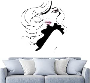 Amazon.com: DXLING Sexy Girl Beauty - Calcomanías de pared para el ...