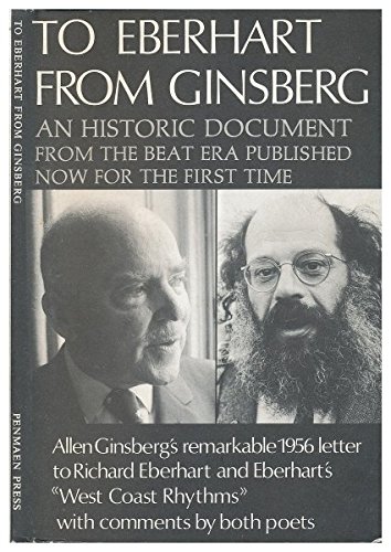 To Eberhart from Ginsberg : A Letter About Howl: Ginsberg, Allen ...