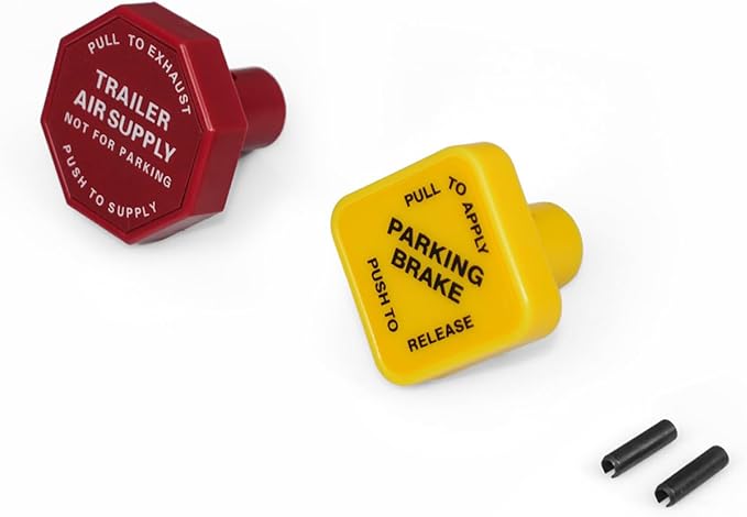Amazon.com: SEPEY 248433 Yellow Semi Truck Parking Brake Knobs and ...