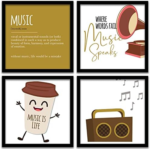 ARAkri - Music posters with frame - Music quotes Posters photo Frame ...