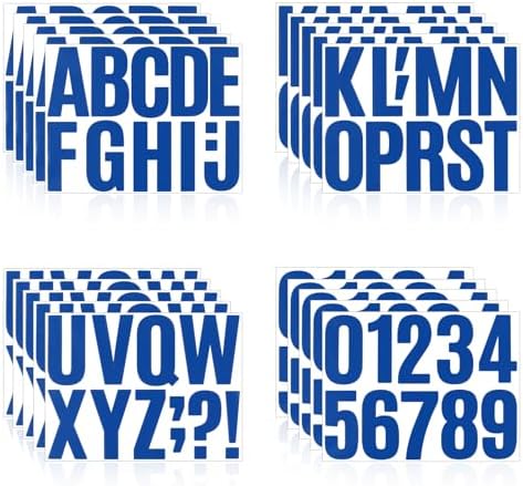 Amazon.com: Llewyn 220 Pcs 20 Sheets Letter Stickers,Self Adhesive ...