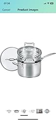 Scanpan Impact Multi Steamer Insert with Lid 16/18/20 cm Silver ...