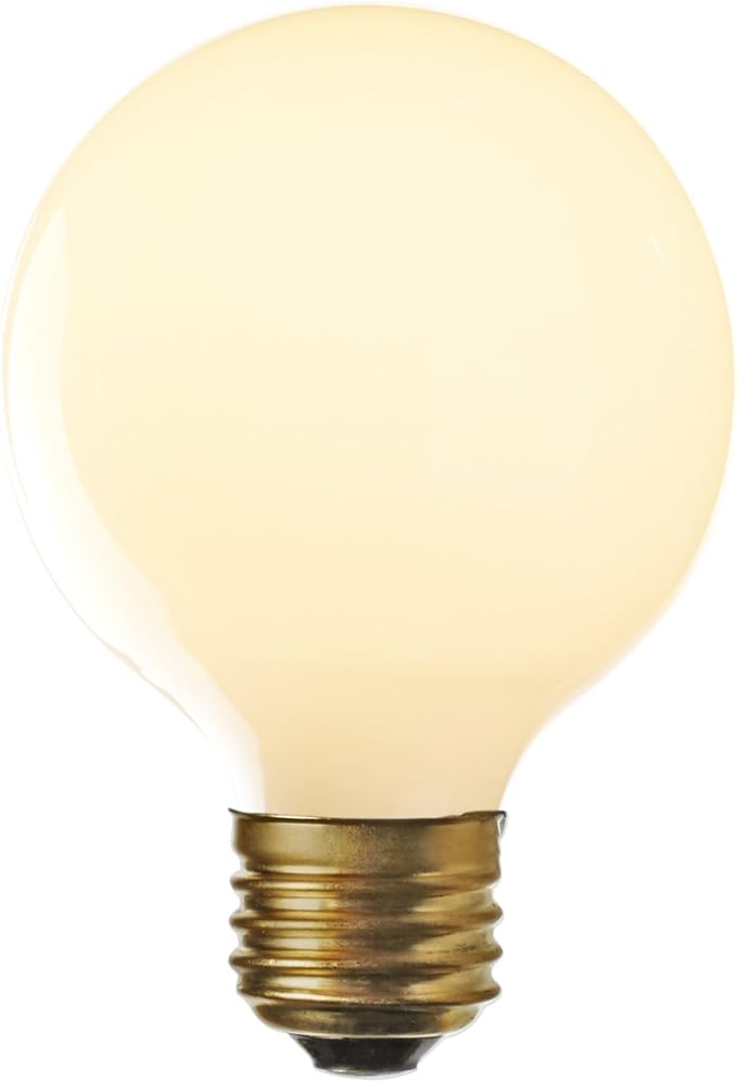 G25 LED Frosted Globe Bulb - 6 Watt, Fully Dimmable, 3000K, Medium E26 ...