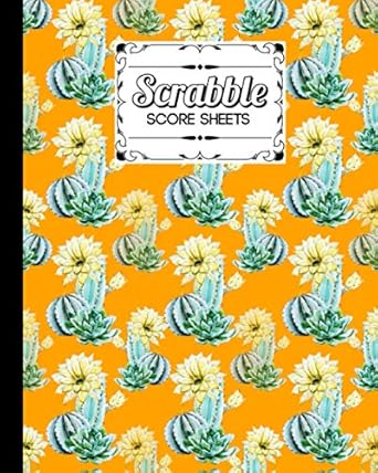 Scrabble Score Sheet: Scrabble Game Record book For up to 4 Players ...