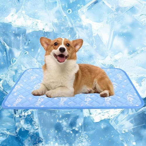 Amazon.com : MH MYLUNE HOME Dog Cooling Mat 36x23 Inch - Cool-Chill ...