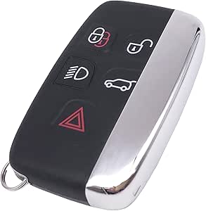 vurbemes Black Plastic Key Case Replacement Shell for Range Rover ...