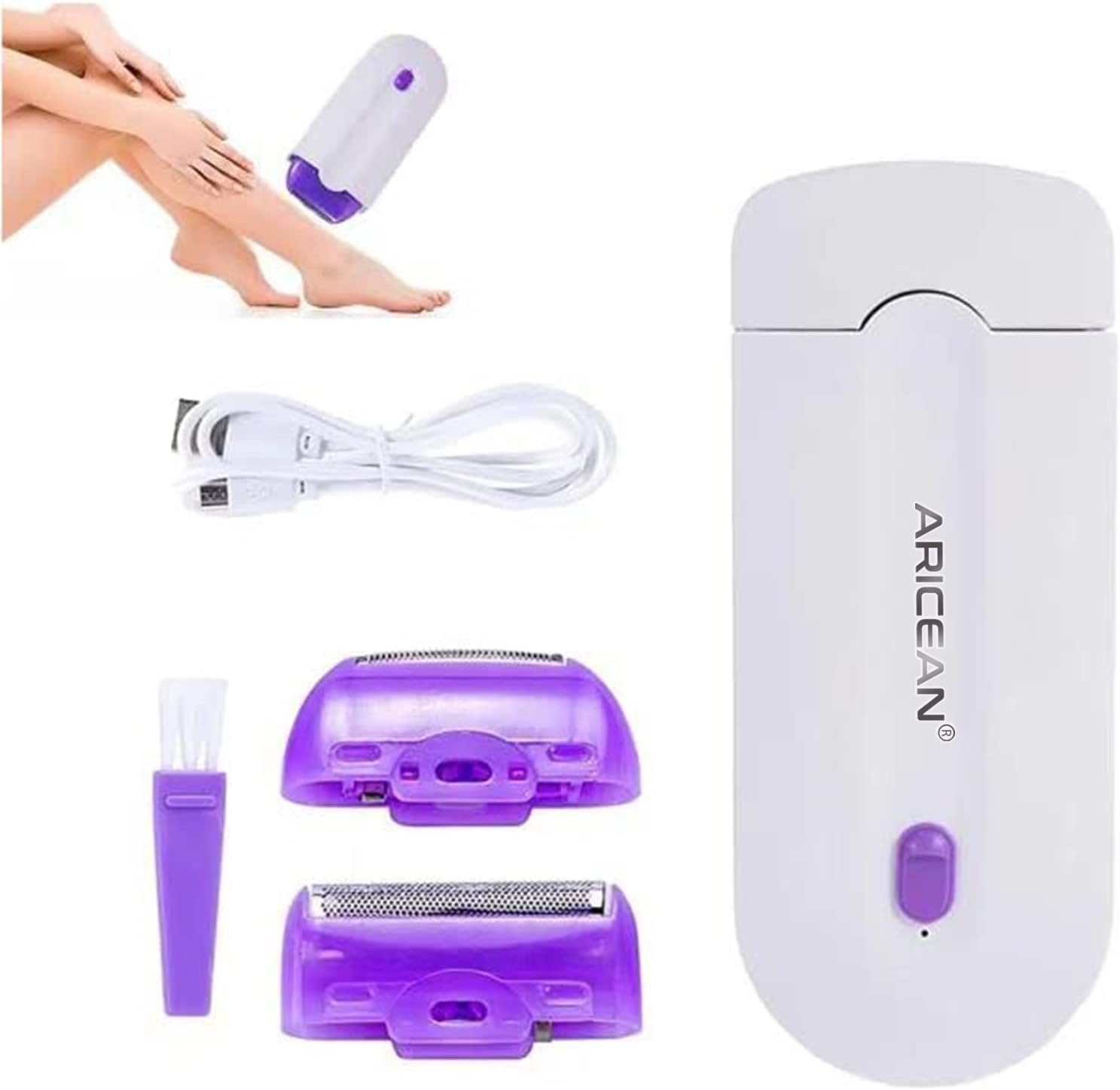 Amazon.com : Silky Smooth Hair Eraser,Painless Hair Removal Tool ...