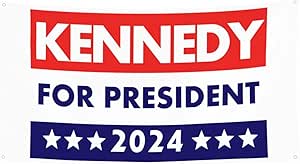 Amazon.com: Robert Kennedy Jr. For President 2024 Banner 70x35 Inch ...
