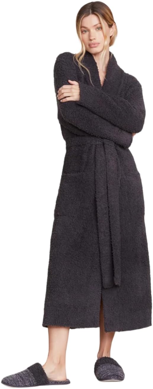 Barefoot Dreams CozyChic Solid Robe, Black - Size 3 at Amazon Women’s ...