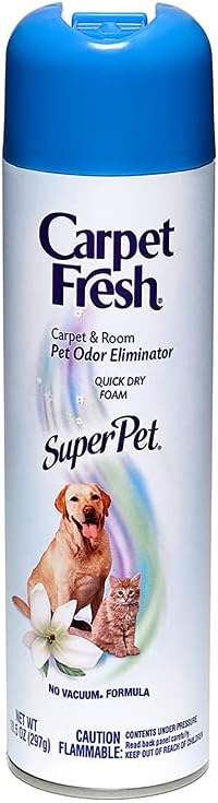 Amazon.com: Carpet Fresh No-Vacuum Carpet Cleaner Aerosol, Super Pet ...