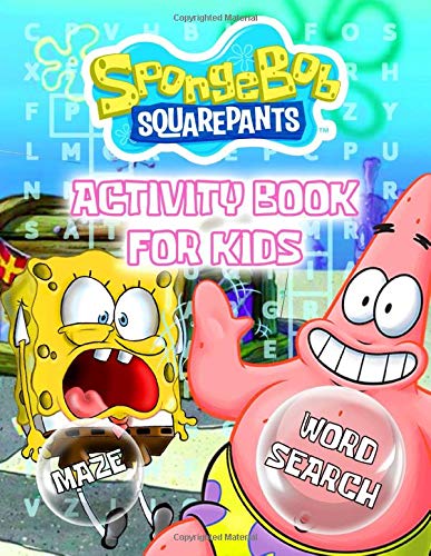 Spongebob Squarepants Activity Book For Kids: A New Kind Of Activity ...