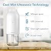 Amazon.com: Fancii UltraMist Personal Desktop Humidifier - Small ...