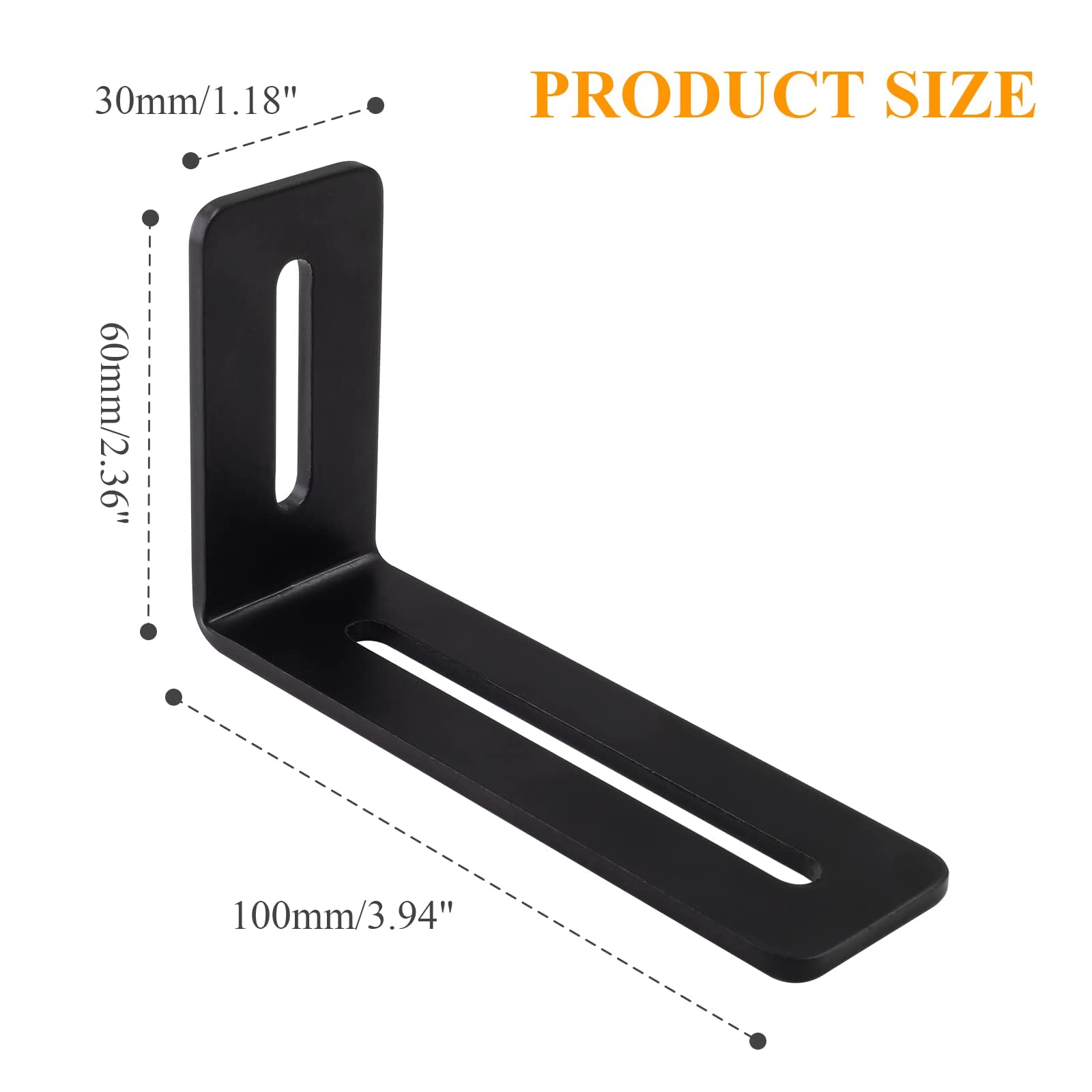 Snapklik.com : Biaungdo 101x60x30mm/4 X 238" X 118" Adjustable Right ...