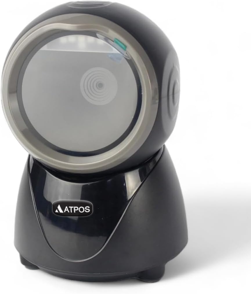 Atpos AT-9400D 2D 1D Barcode QR Scanner Hands-Free Auto Induction| USB ...