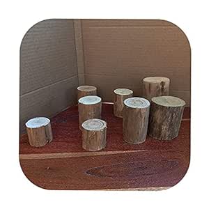 Mango Wooden Logs/Dowel | Raw Finish | Unfinished Wooden Small Log Art ...