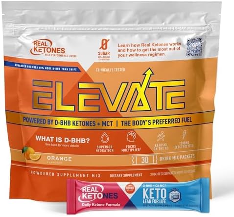 Amazon.com: Real Ketones MCT & BHB Exogenous Ketones Drink Mix Packets ...