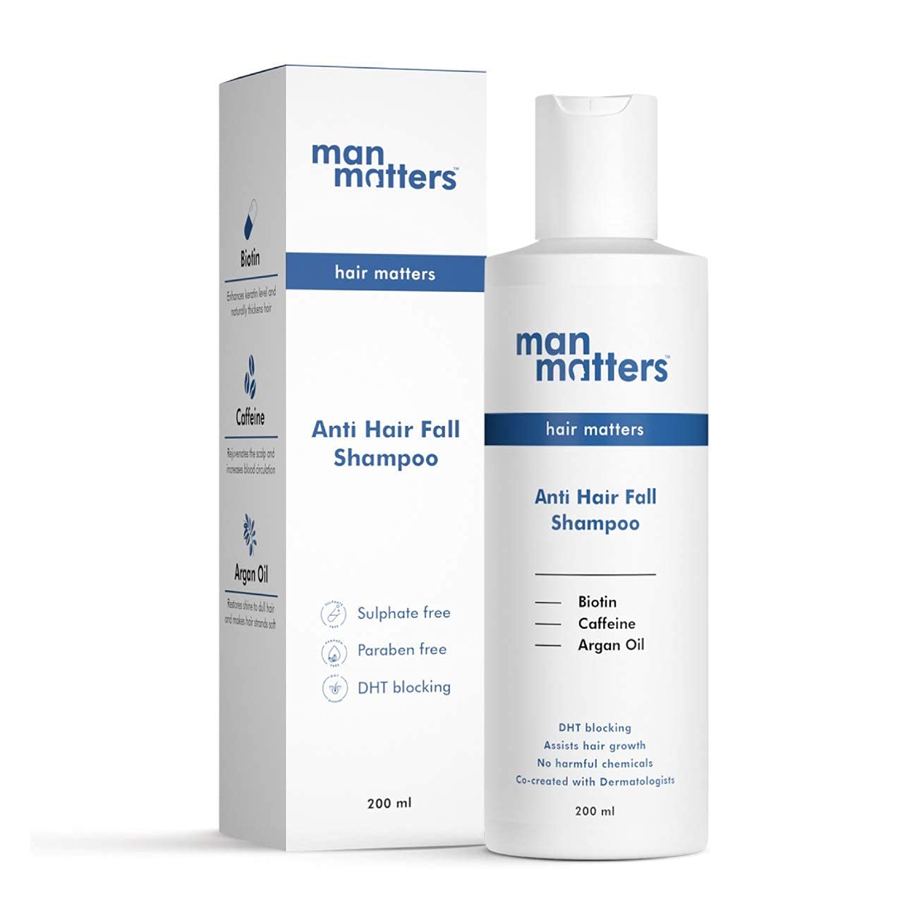 Buy Man Matters Hair Fall Control DHT Blocker Shampoo | Strong and ...