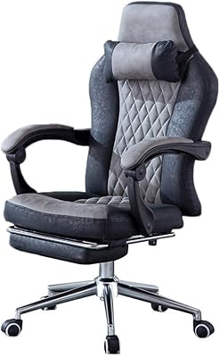 Amazon.com: VUZI Fabric Big and Tall Office Chair 500lbs- Executive ...
