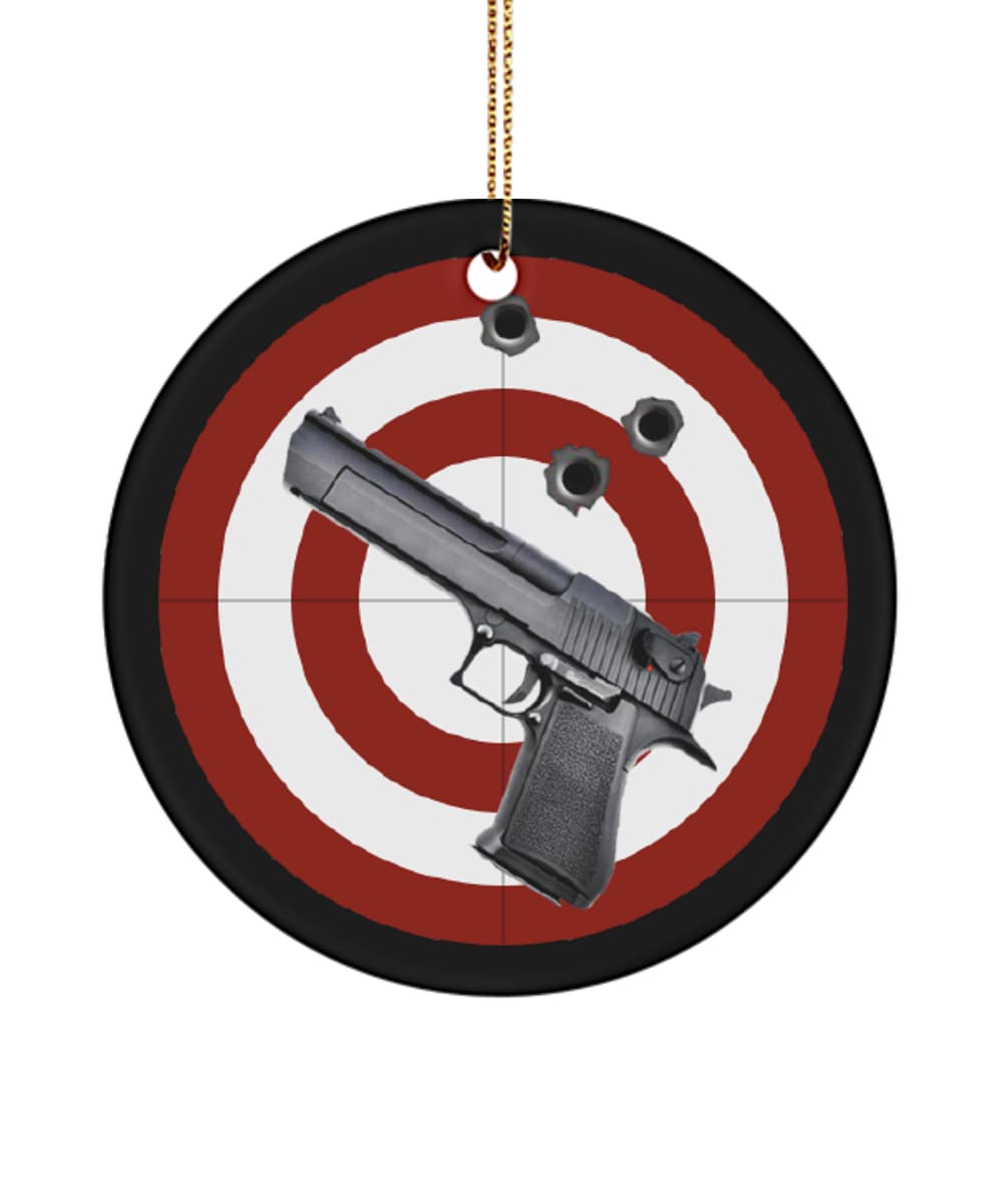 Amazon.com: SpreadPassion Gun Christmas Ornaments - Gun Christmas ...