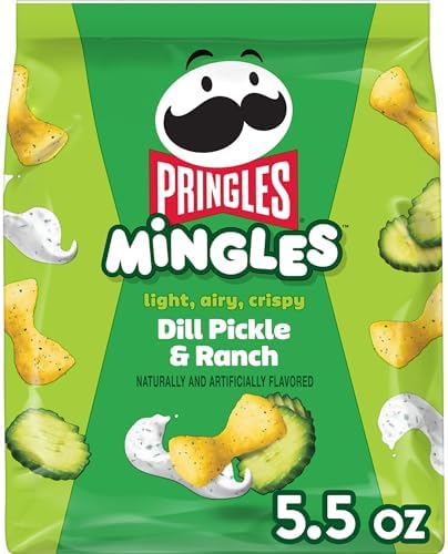 Amazon.com: Pringles Mingles Puffed Snacks, Dill Pickle and Ranch ...