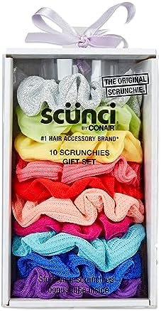 Amazon.com : Scunci by Conair Gift Set, Gift Box Under $20, Includes 10 ...