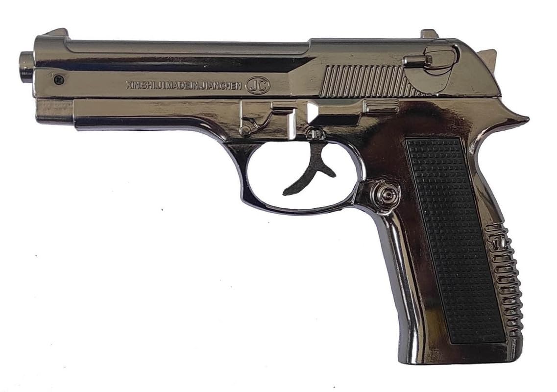 Gun-Pistol Lighter Heavy Weight Metal Body Real and Original Like Gun ...