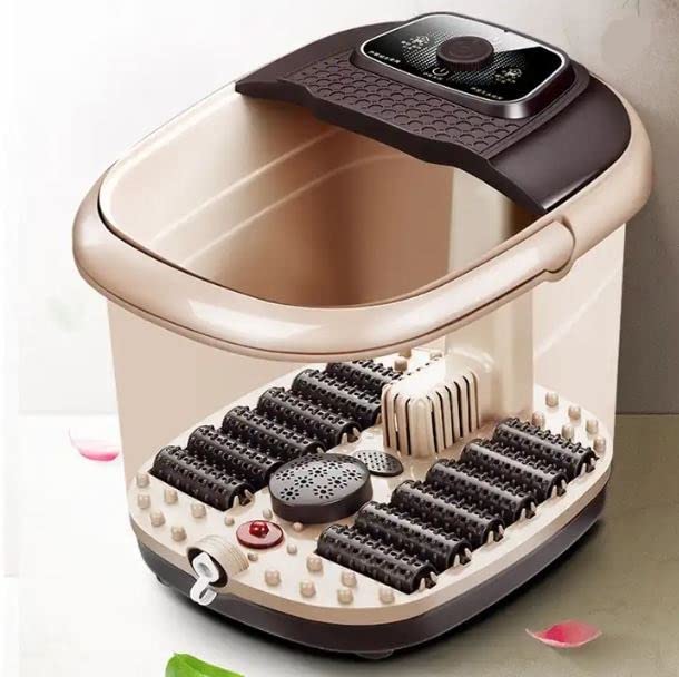 Electric Heating Foot Bath Massage Device, Whixant Bubble Bath & Water ...