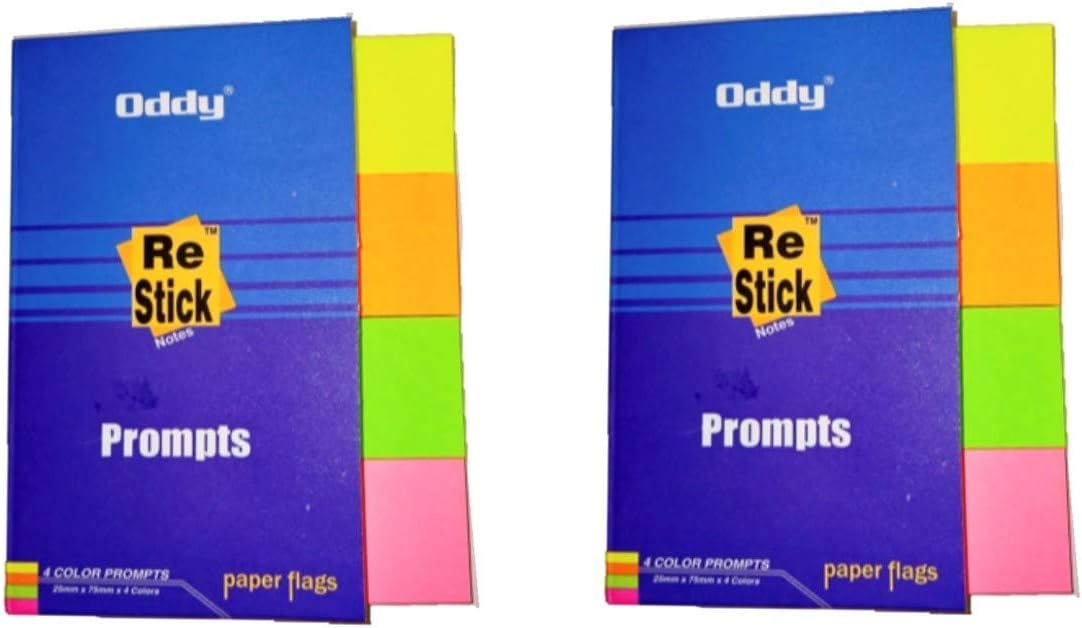 Oddy Paper Flags Prompts in Five Color (Set of 10 Pads) : Amazon.in ...