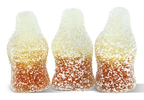 Amazon.com : Mini Cola Bottle Gummies Dusted With Sour Sugar (2.200 Lbs ...