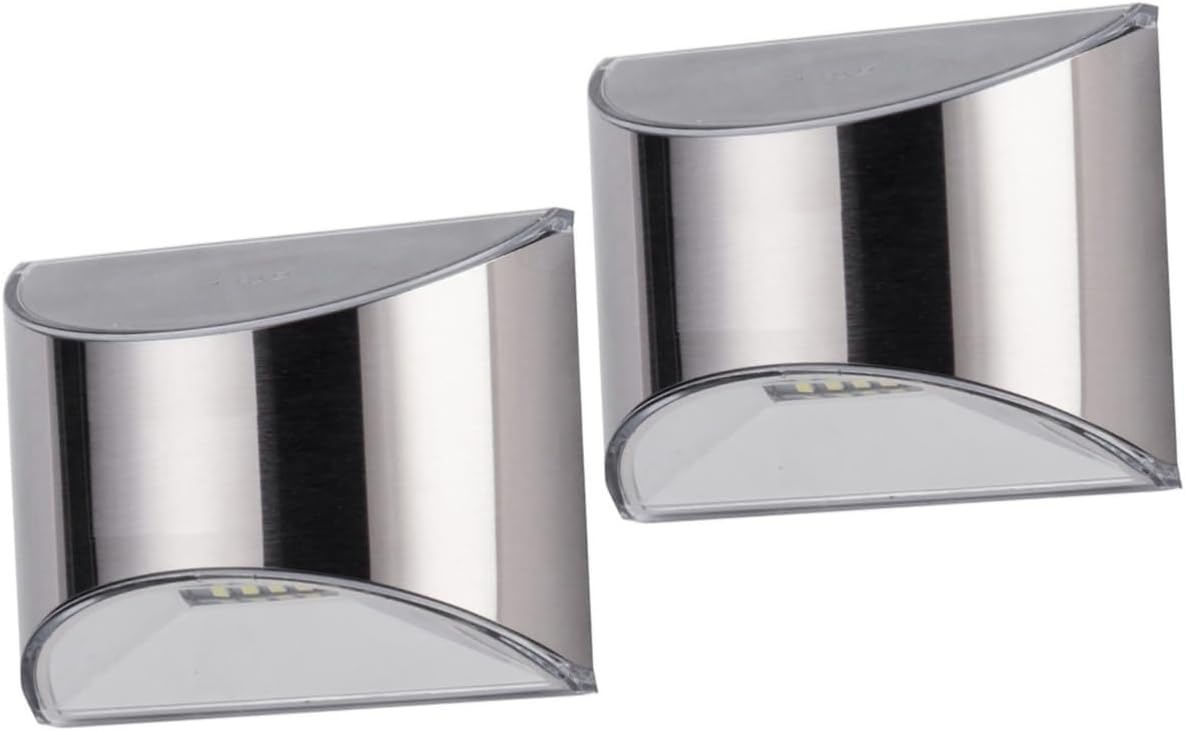 OSALADI 2pcs Solar Fence Light Outdoor Deck Light Solar Motion Sensor ...