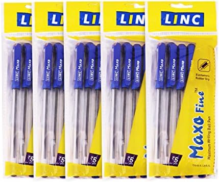 Linc Glycer 0.6 mm Ball Pen | Blue Ink, Pack Of 20 : Amazon.in: Office ...