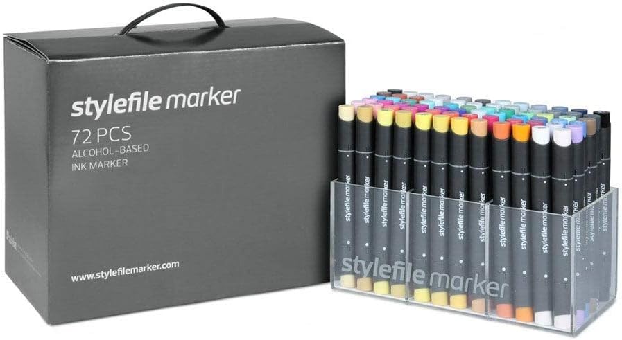 Amazon.com : Stylefile Marker Set of 72, 1, 72er Set Main A : Stylefile ...