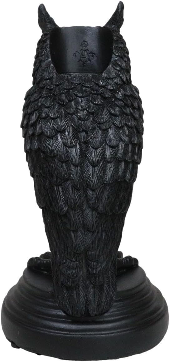 Ebros Gift Mystical Wicca Gótica Sabiduría de los Bosques Antiguos Búho ...