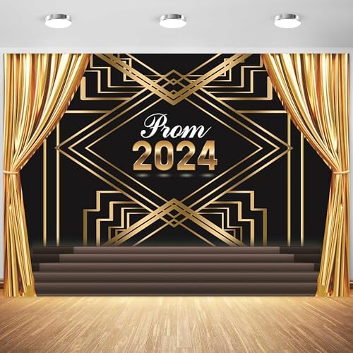 Amazon.com : Prom Night Party 2024 Backdrop Prom Background Banner ...