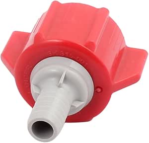 uxcell Red 10.6mm Connector for Carbonated Drink Cola BIB Syrup Pack ...