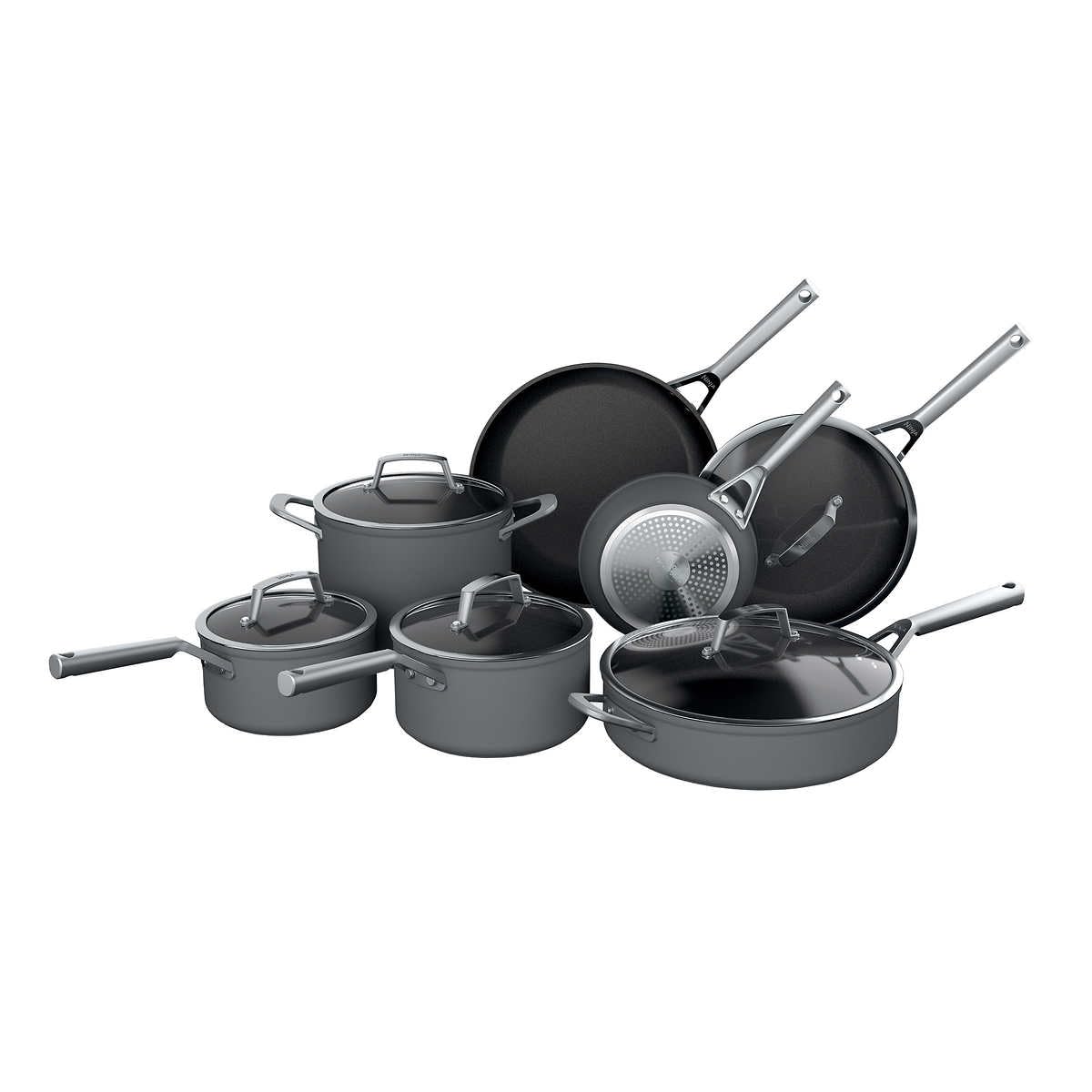 Ninja Foodi NeverStick Premium Hard-Anodized 12-Piece Cookware Set ...