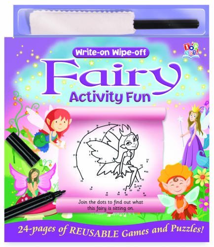 Draw on Wipe off Activity Book - Fairies (Write on Wipe Off Activity ...