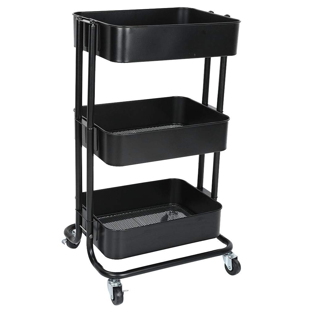 Buy Salon Trolley, Hair Salon 3 Tiers Trolley Beauty Trolley Cart ...