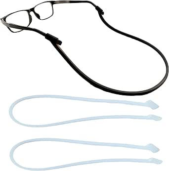 UPIONIC Silicone Glasses Strap, Non-slip Elastic Eyeglasses Sunglasses ...