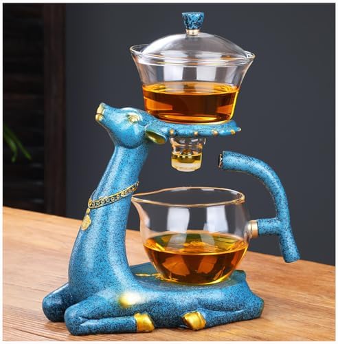 Amazon.com | Glass Kungfu Teapot Set Tea maker with Infuser Semi ...